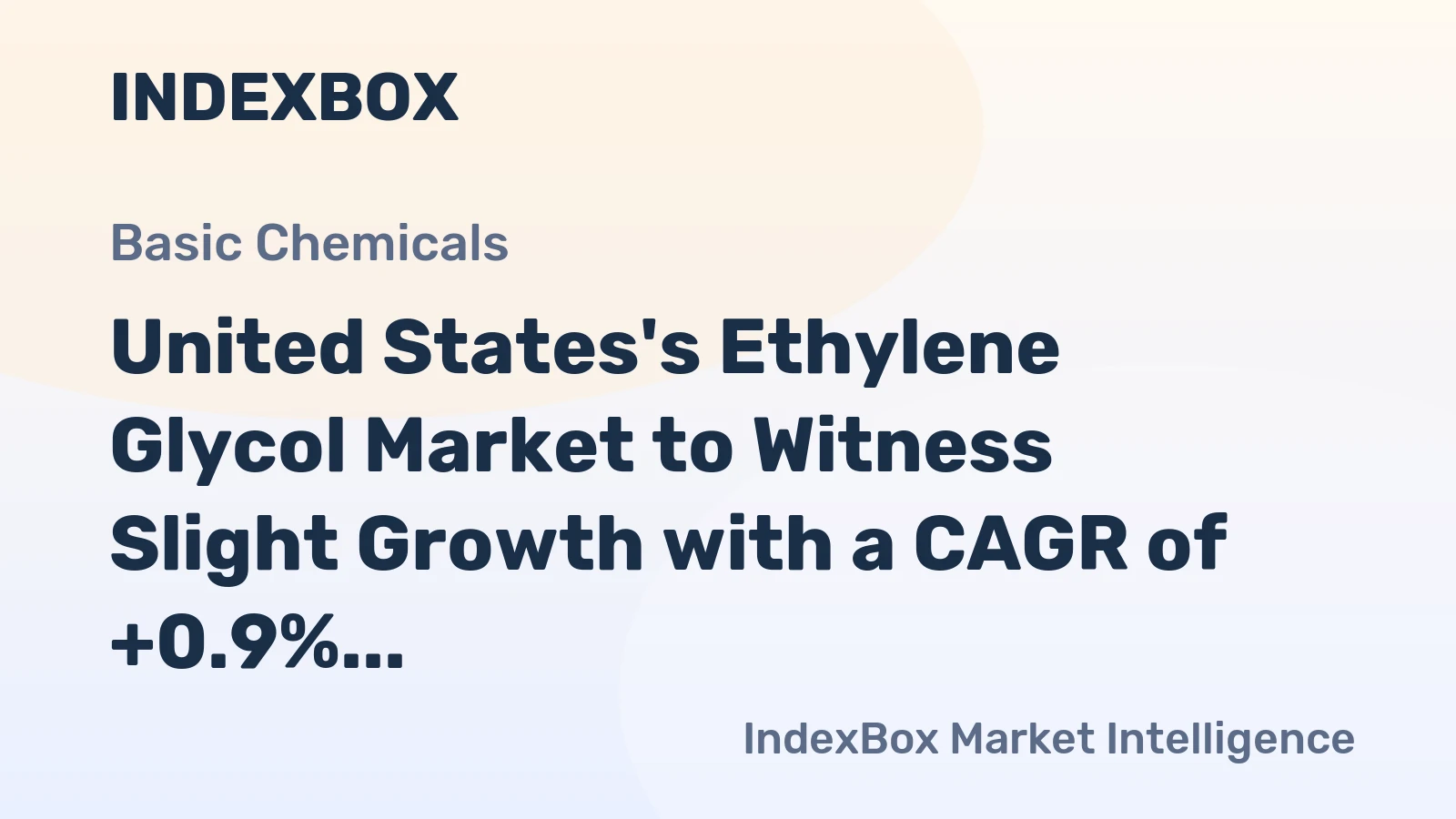 United States's Ethylene Glycol Market to Witness Slight Growth with a CAGR of +0.9% in Market Volume by 2035