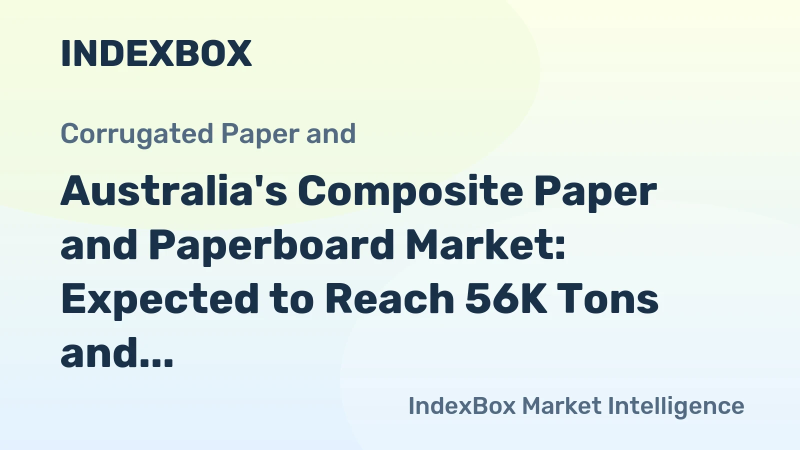 Australia's Composite Paper and Paperboard Market: Expected to Reach 56K Tons and $61M by 2035