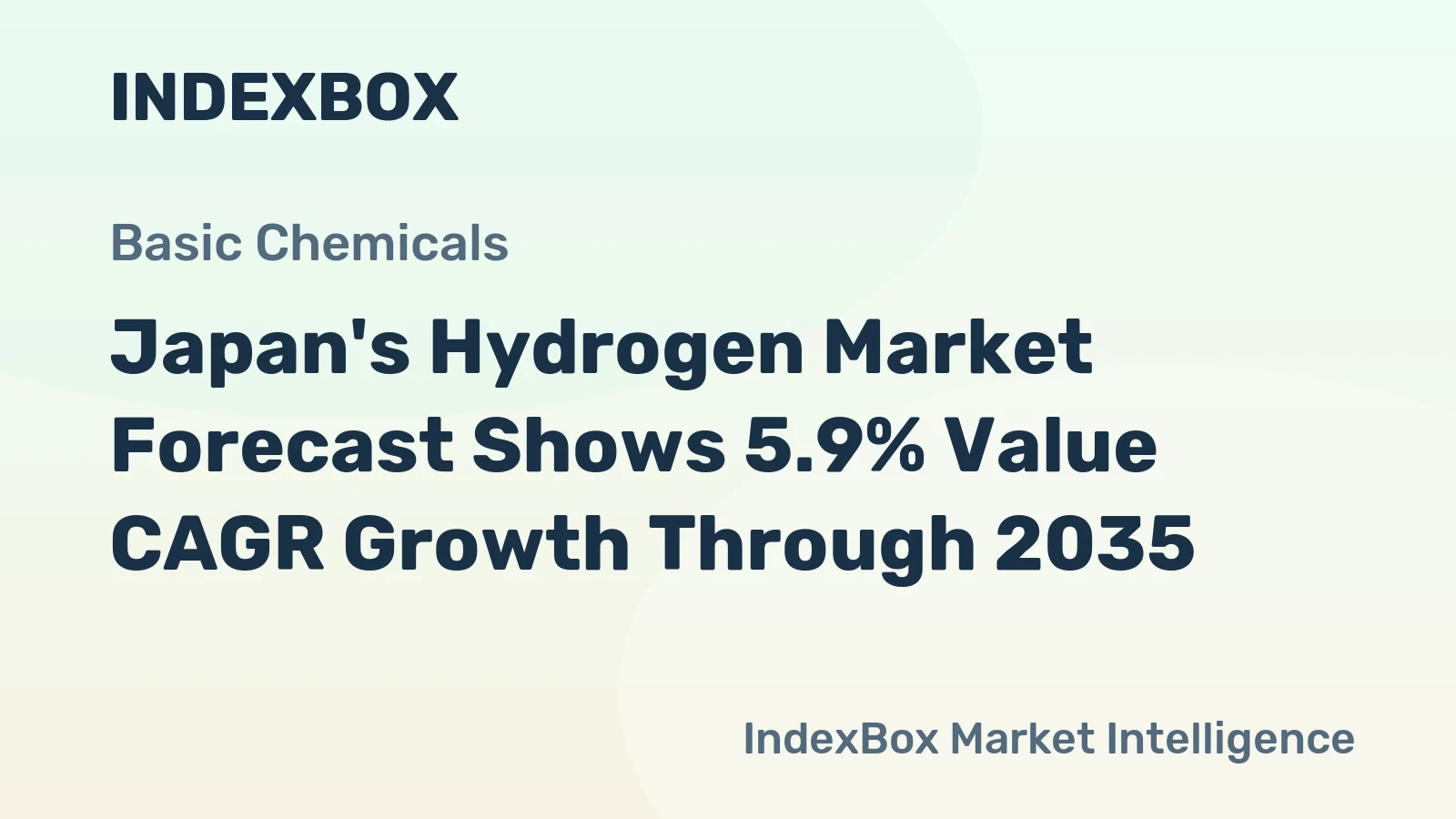 Japan's Hydrogen Market Forecast Shows 5.9% Value CAGR Growth Through 2035