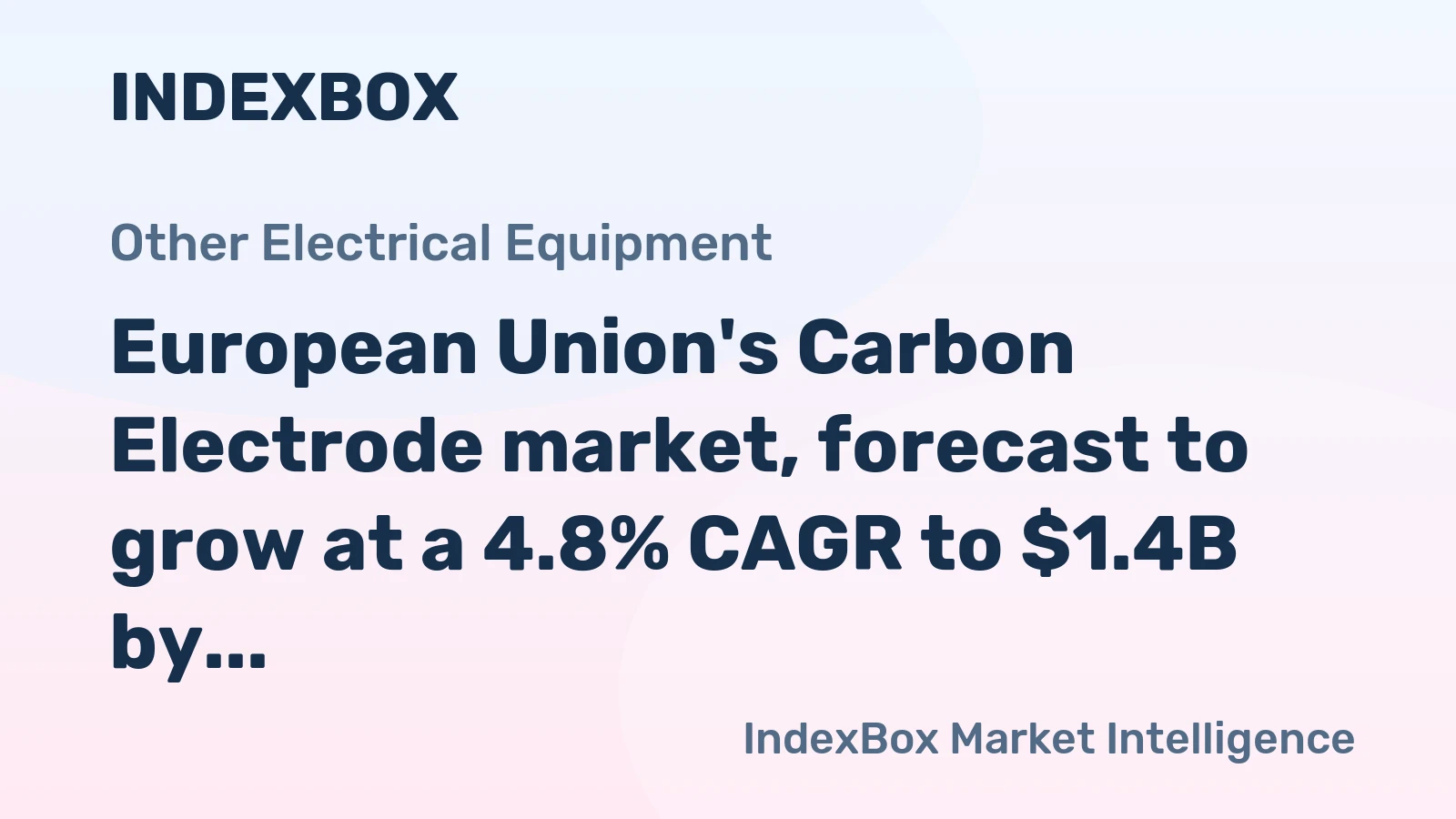 European Union's Carbon Electrode market, forecast to grow at a 4.8% CAGR to $1.4B by 2035, driven by rising demand.