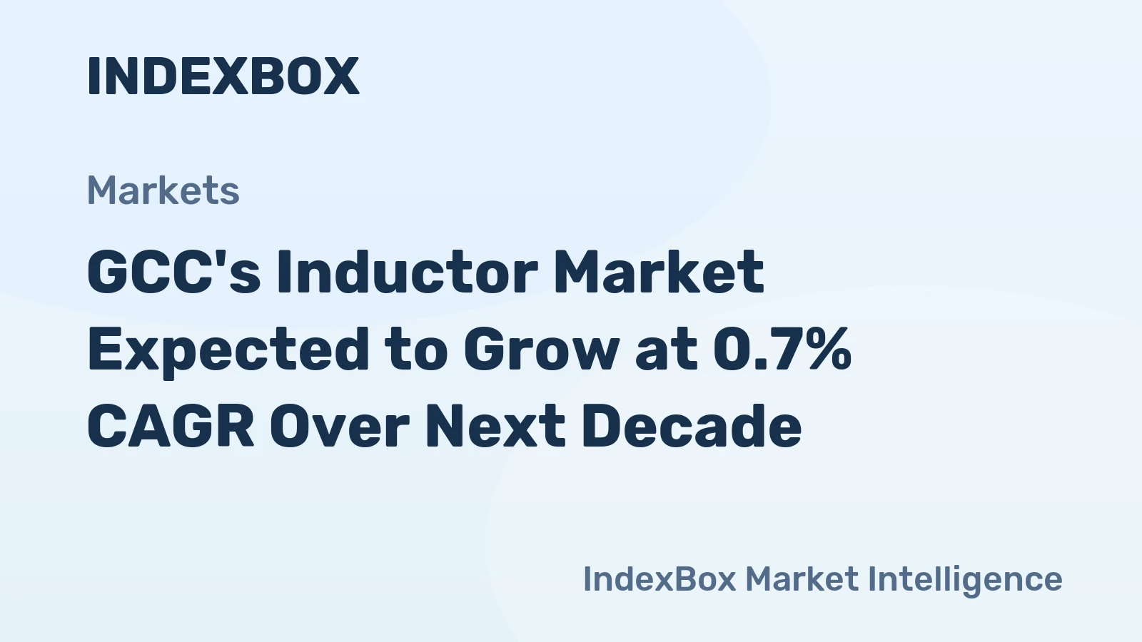GCC's Inductor Market Expected to Grow at 0.7% CAGR Over Next Decade