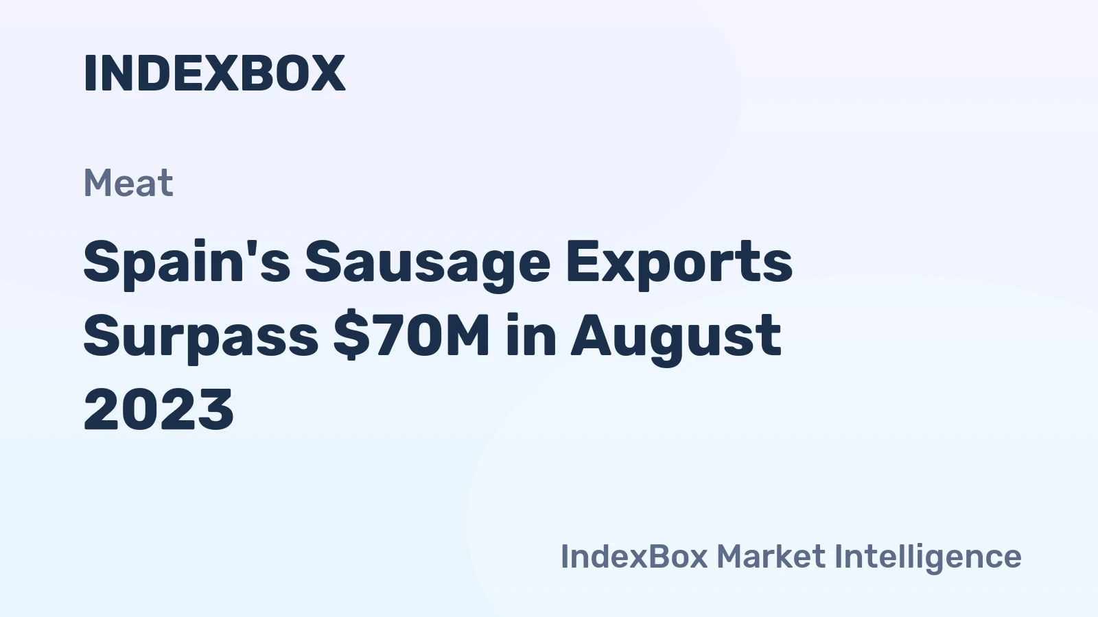 Spain's Sausage Exports Surpass $70M in August 2023