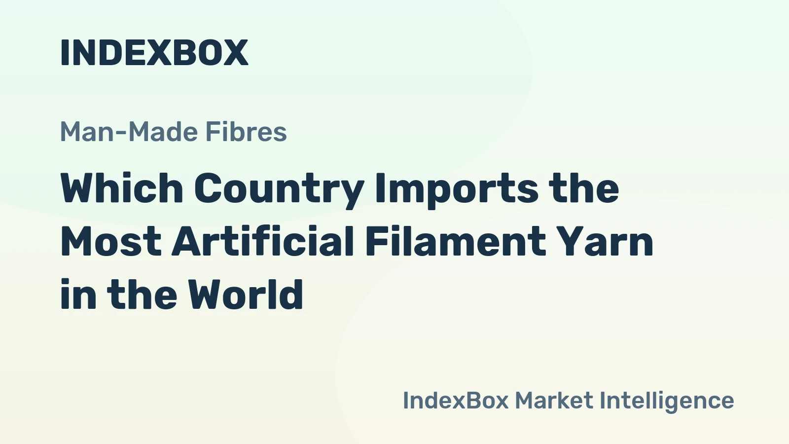 Which Country Imports the Most Artificial Filament Yarn in the World?