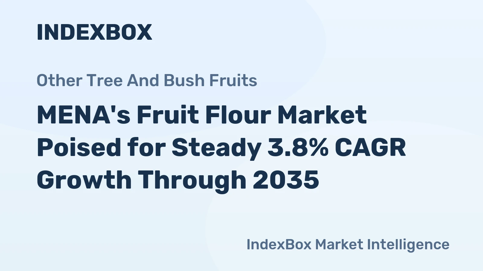 MENA's Fruit Flour Market Poised for Steady 3.8% CAGR Growth Through 2035