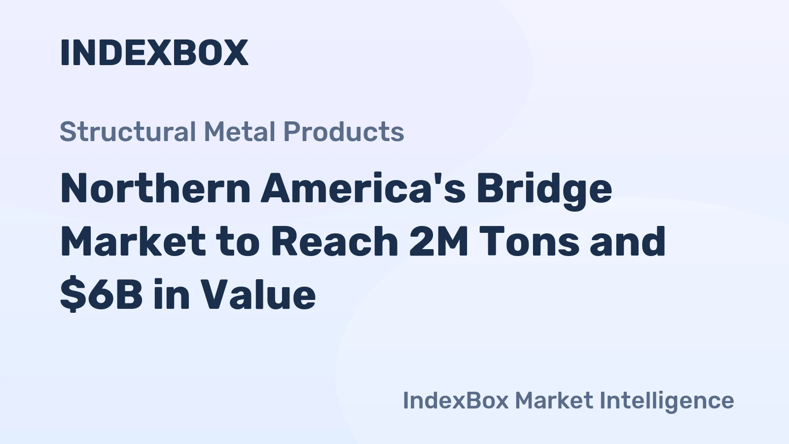 Northern America's Bridge Market to Reach 2M Tons and $6B in Value