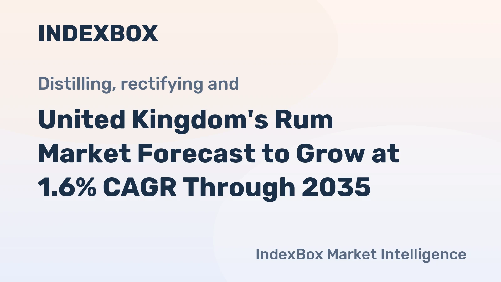 United Kingdom's Rum Market Forecast to Grow at 1.6% CAGR Through 2035
