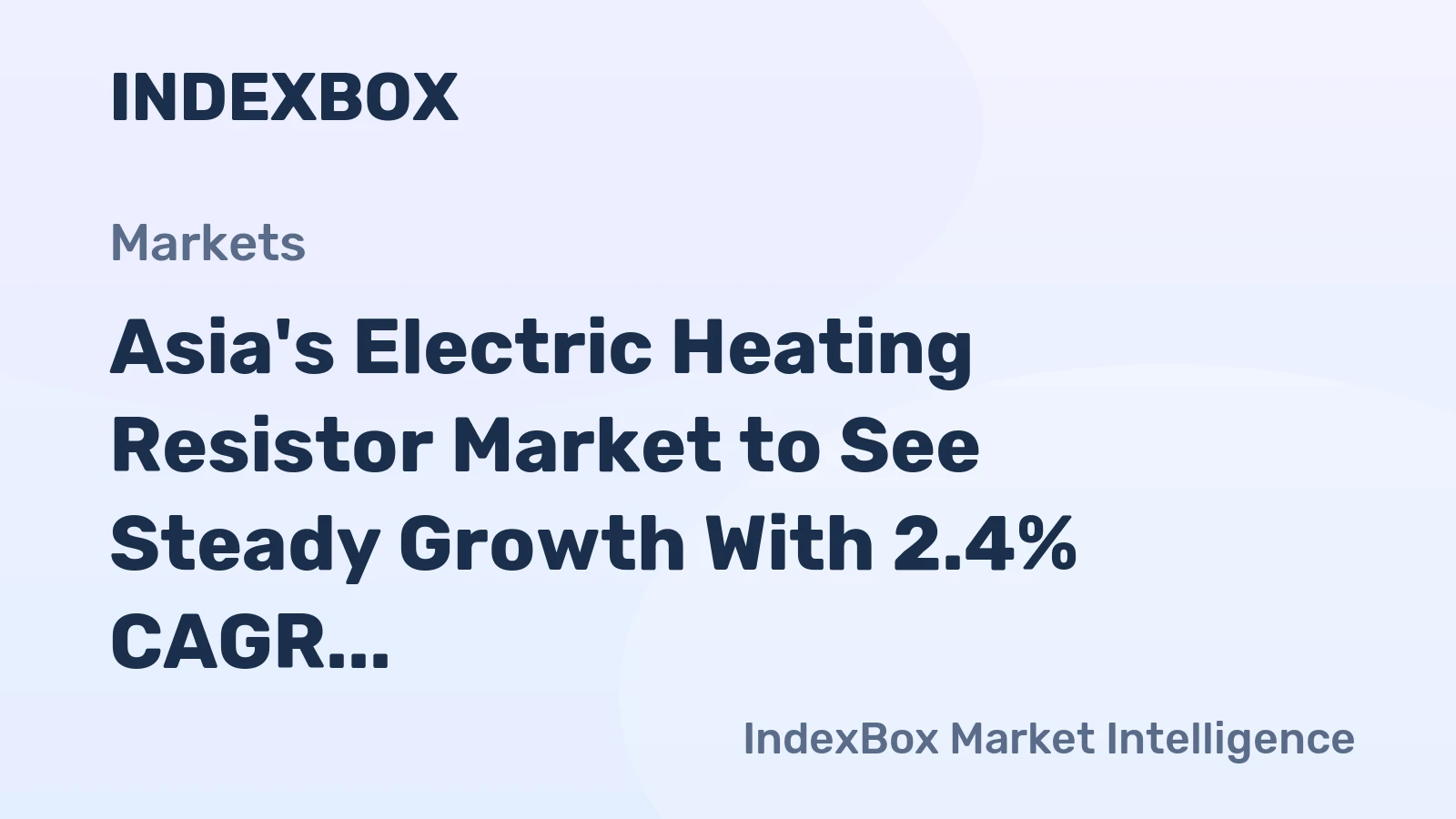 Asia's Electric Heating Resistor Market to See Steady Growth With 2.4% CAGR in Value Through 2035