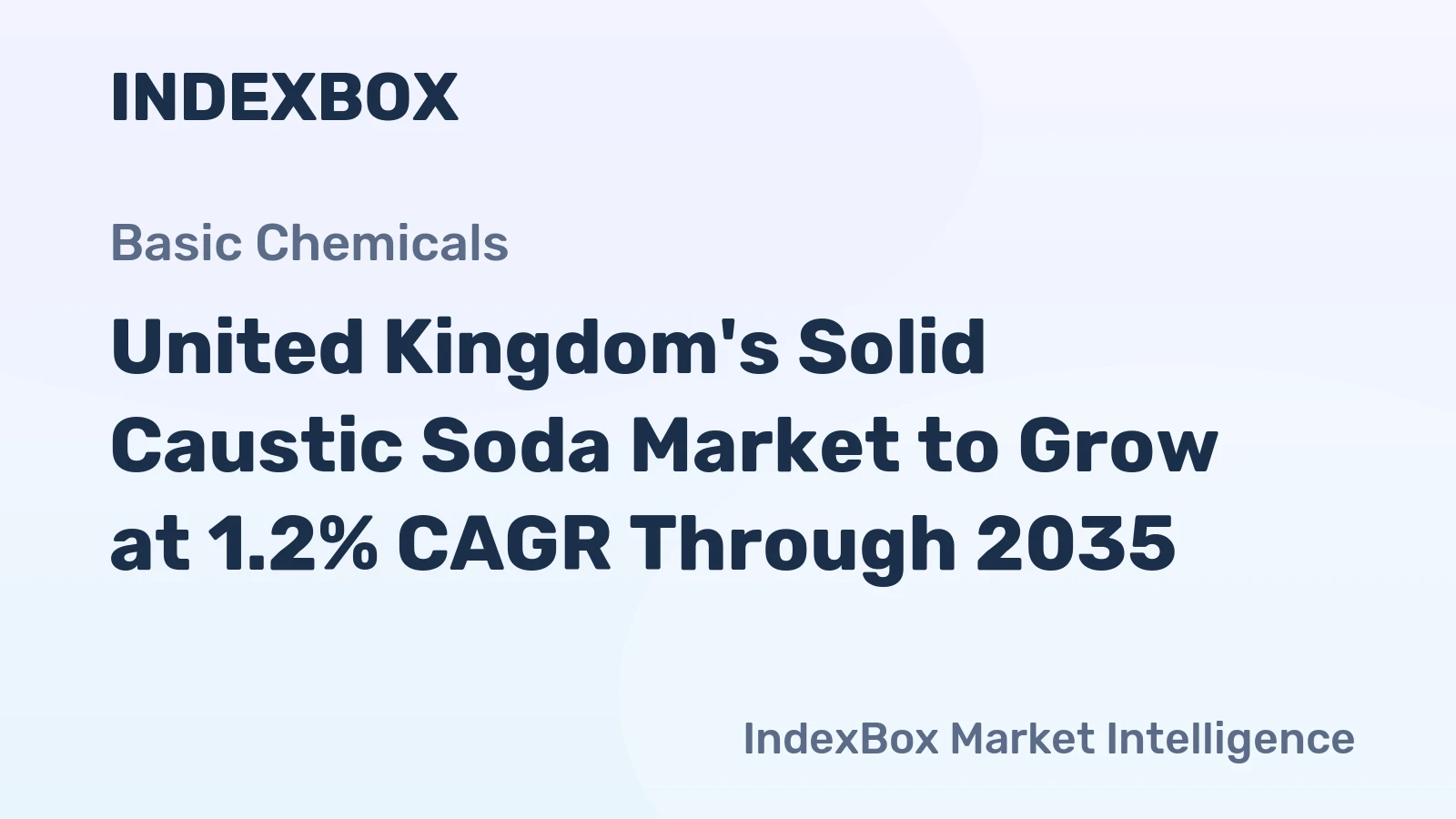 United Kingdom's Solid Caustic Soda Market to Grow at 1.2% CAGR Through 2035