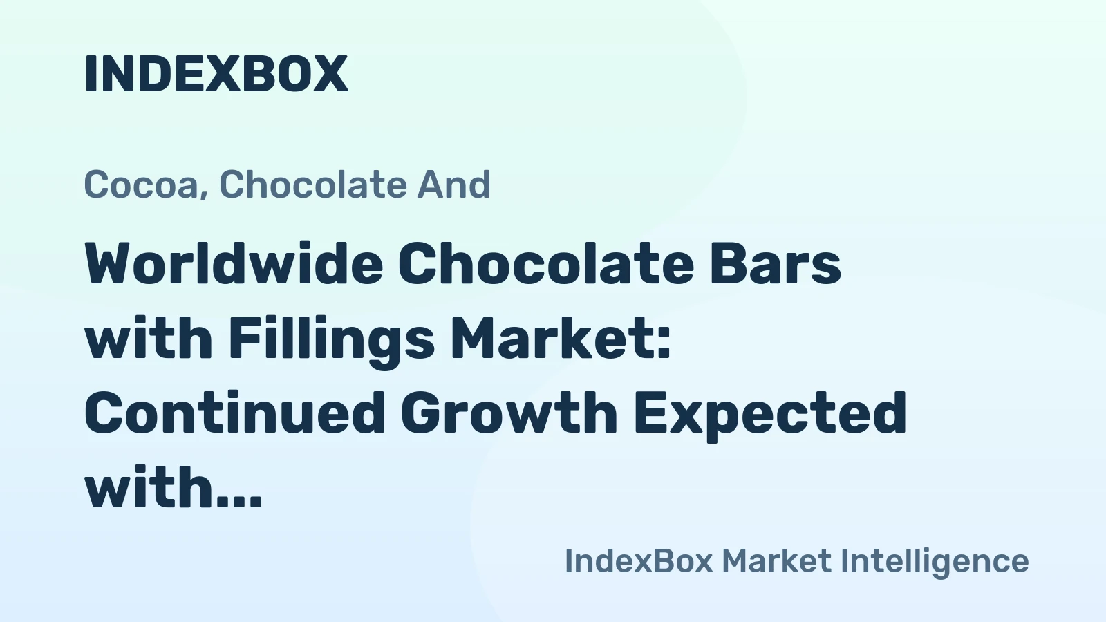 Worldwide Chocolate Bars with Fillings Market: Continued Growth Expected with Market Volume Reaching 12M Tons and Value Reaching $69.1B by 2035