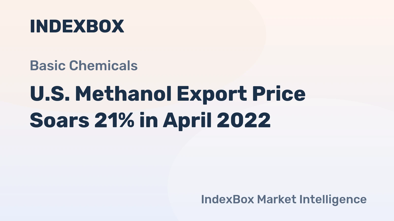U.S. Methanol Export Price Soars 21% in April 2022