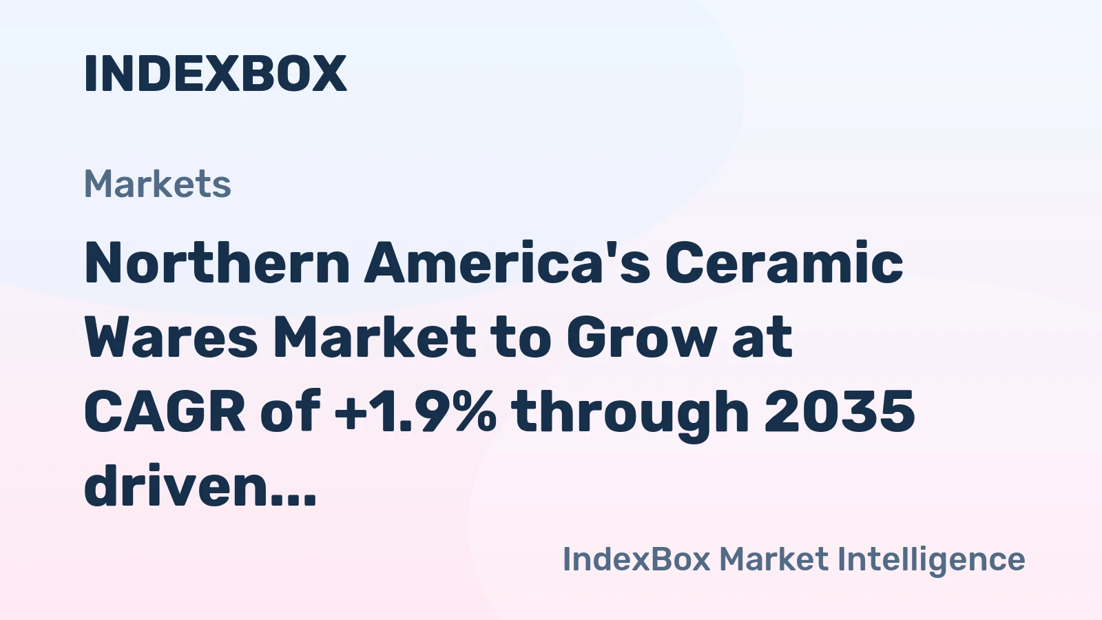 Northern America's Ceramic Wares Market to Grow at CAGR of +1.9% through 2035 driven by Laboratory and Technical Applications