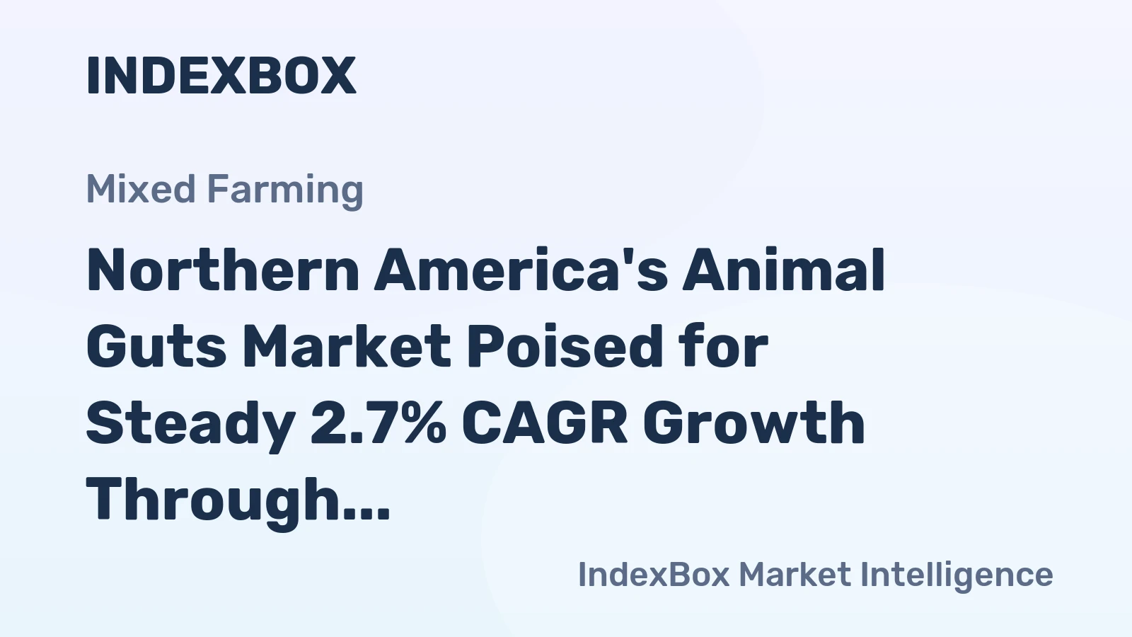 Northern America's Animal Guts Market Poised for Steady 2.7% CAGR Growth Through 2035