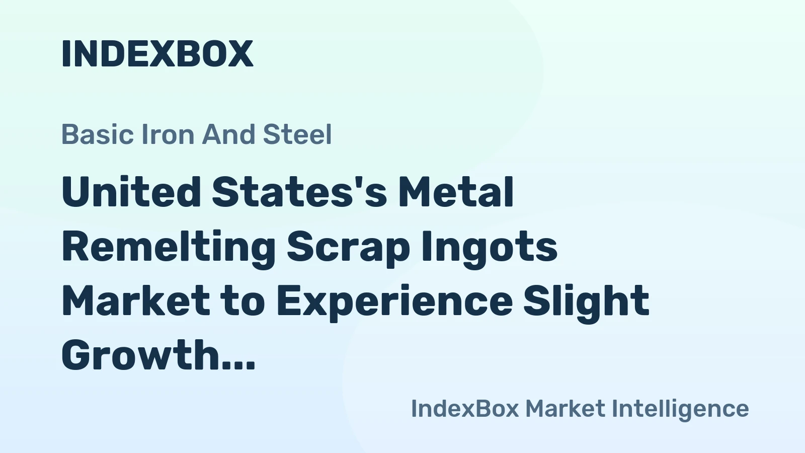 United States's Metal Remelting Scrap Ingots Market to Experience Slight Growth with +0.1% CAGR from 2024 to 2035
