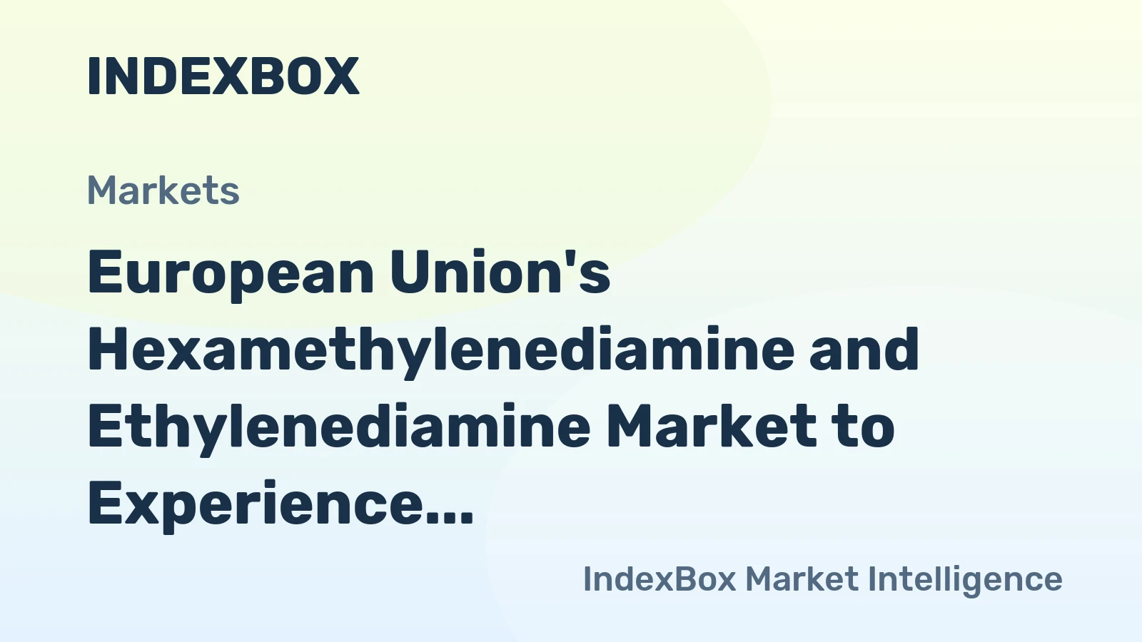 European Union's Hexamethylenediamine and Ethylenediamine Market to Experience Marginal Growth with +0.3% CAGR by 2035