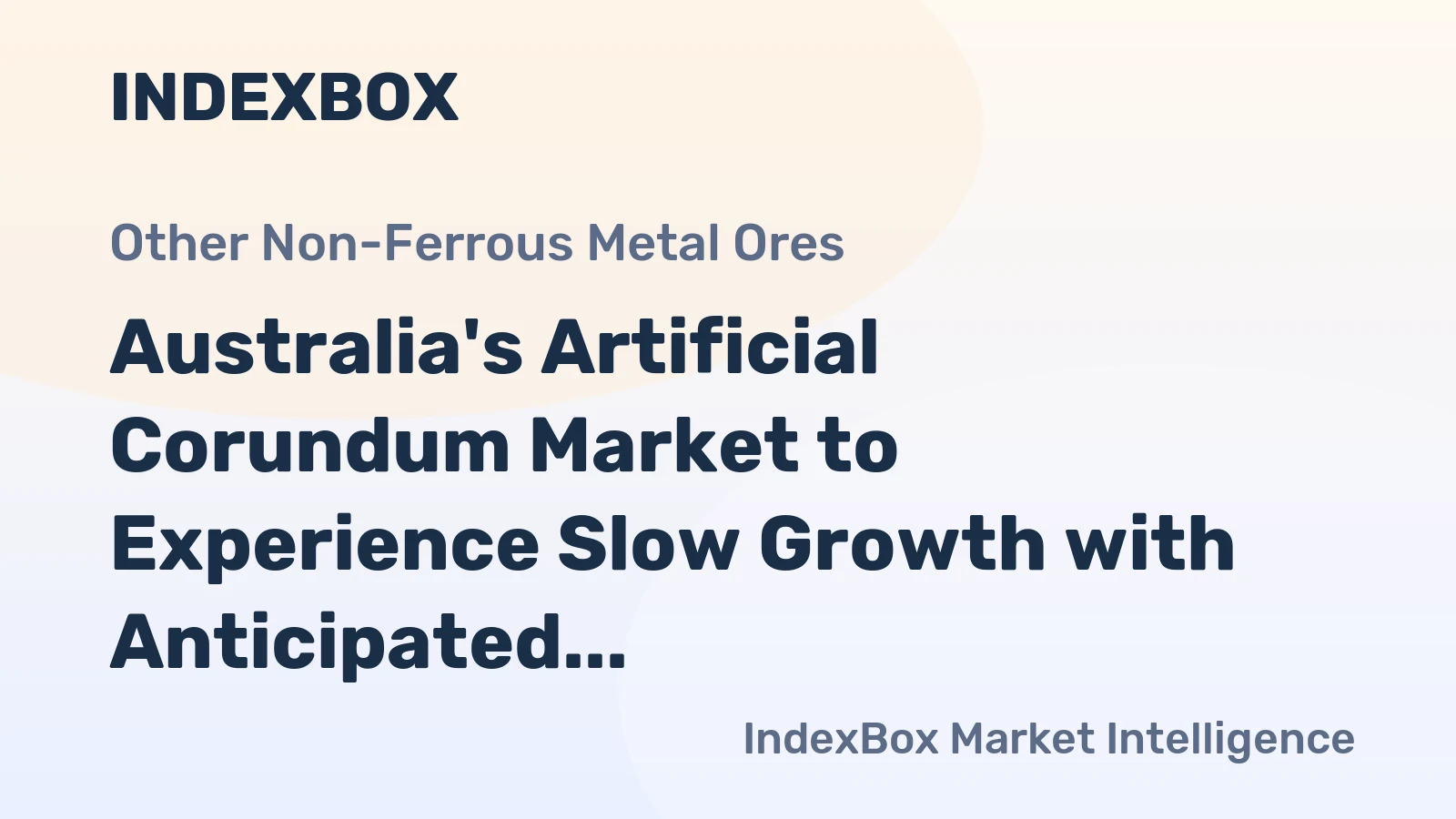 Australia's Artificial Corundum Market to Experience Slow Growth with Anticipated CAGR of +0.3% from 2024 to 2035