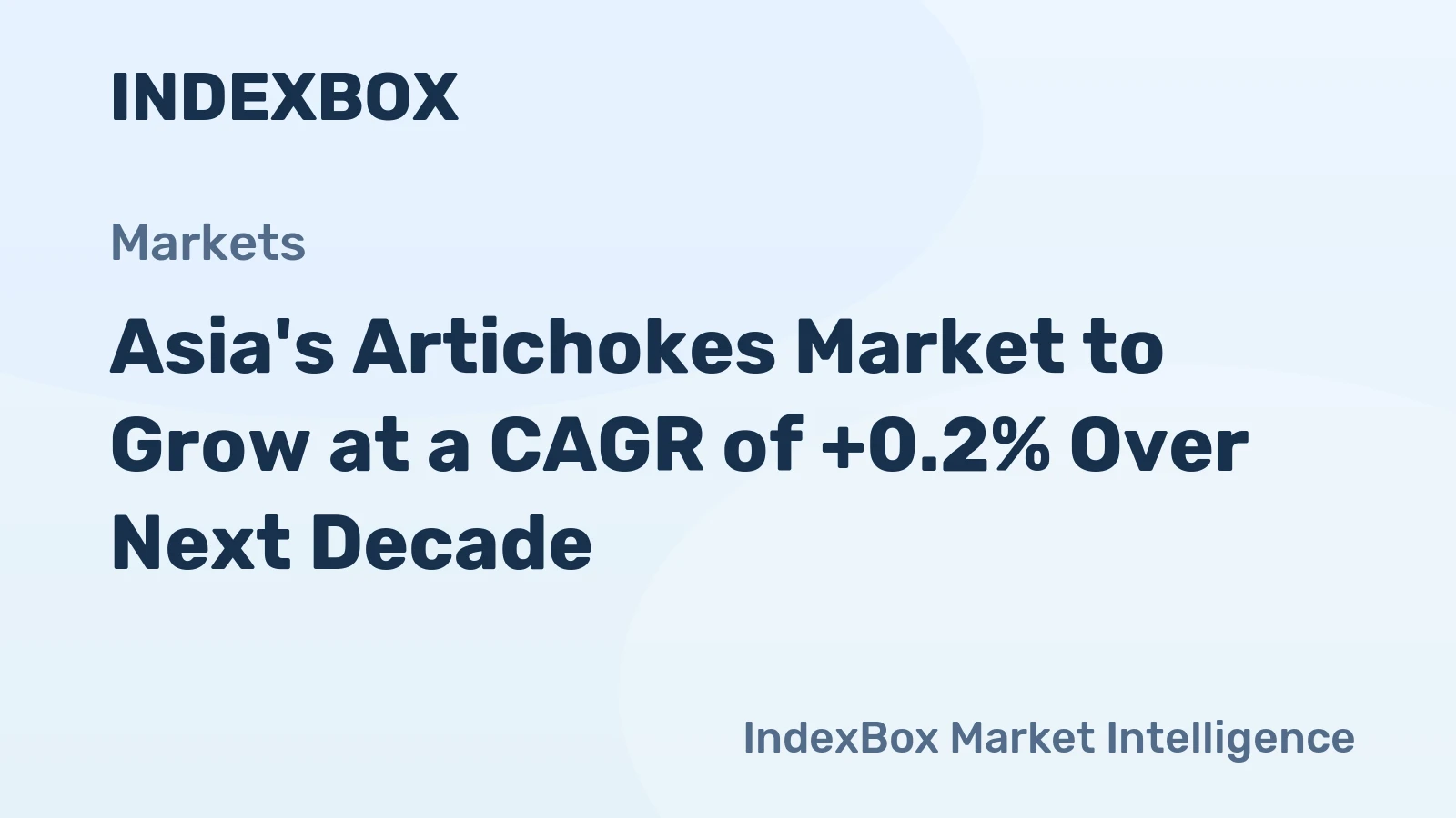 Asia's Artichokes Market to Grow at a CAGR of +0.2% Over Next Decade