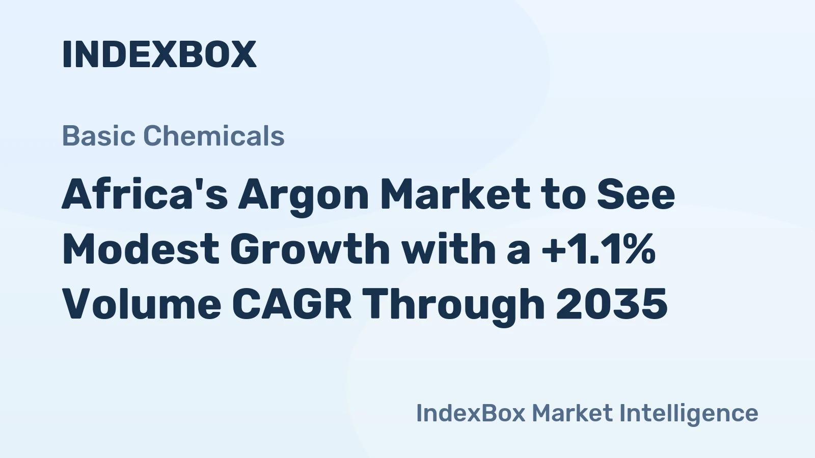 Africa's Argon Market to See Modest Growth with a +1.1% Volume CAGR Through 2035