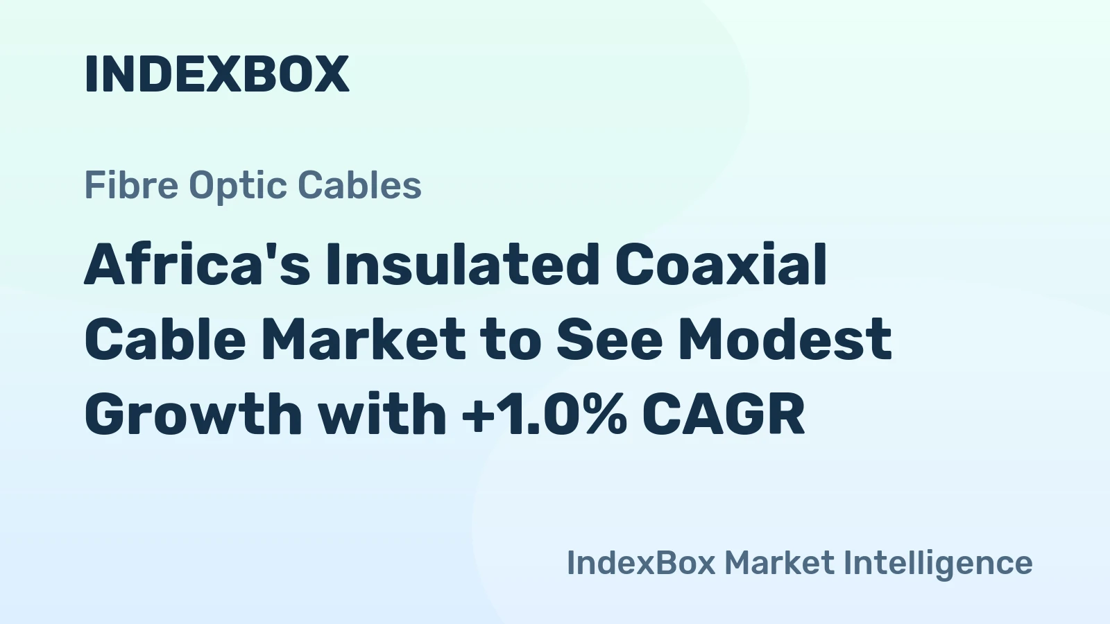 Africa's Insulated Coaxial Cable Market to See Modest Growth with +1.0% CAGR