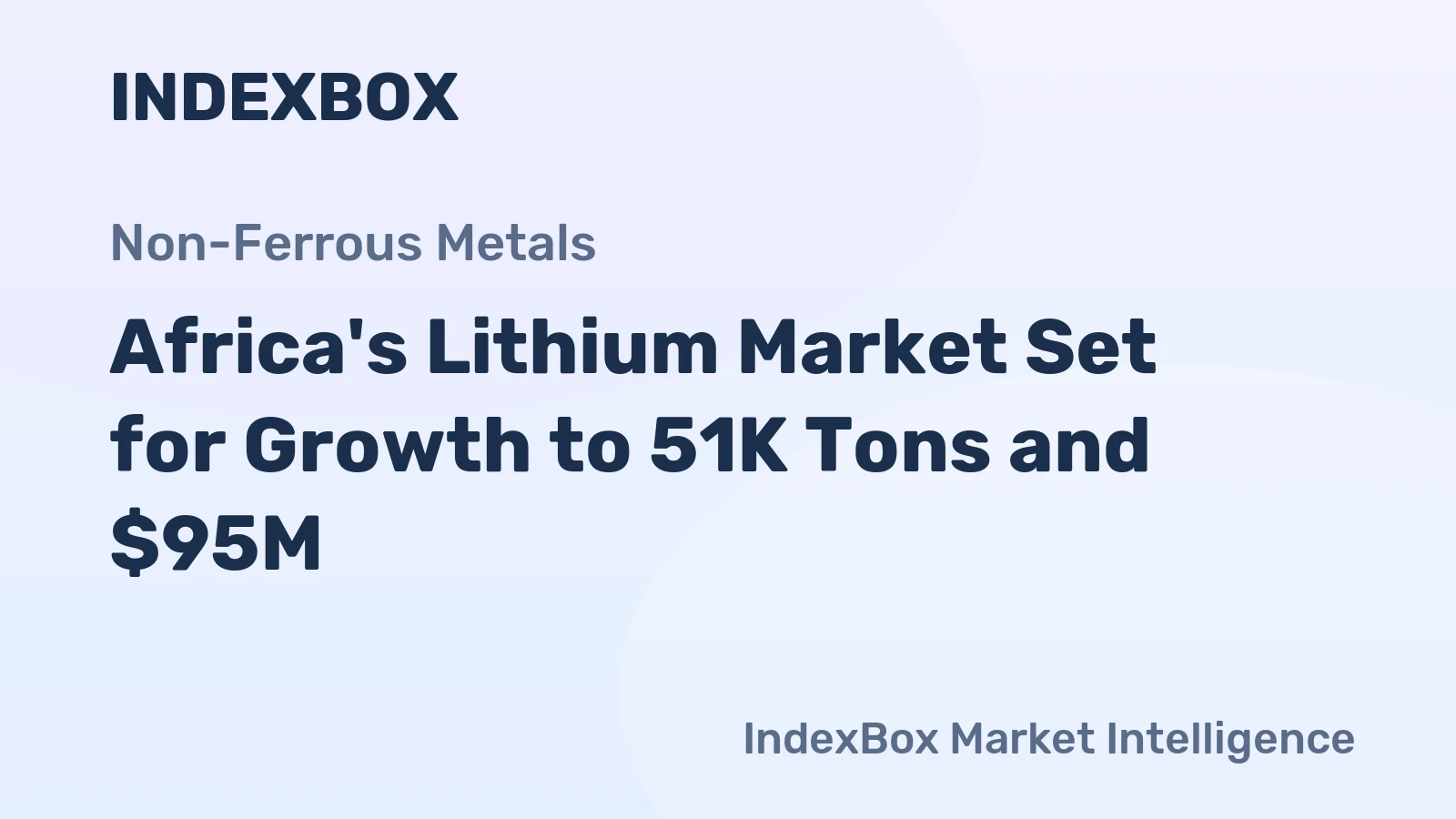 Africa's Lithium Market Set for Growth to 51K Tons and $95M