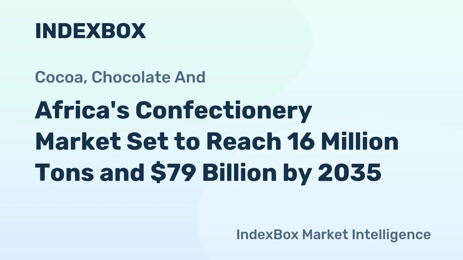 Africa's Confectionery Market Set to Reach 16 Million Tons and $79 Billion by 2035