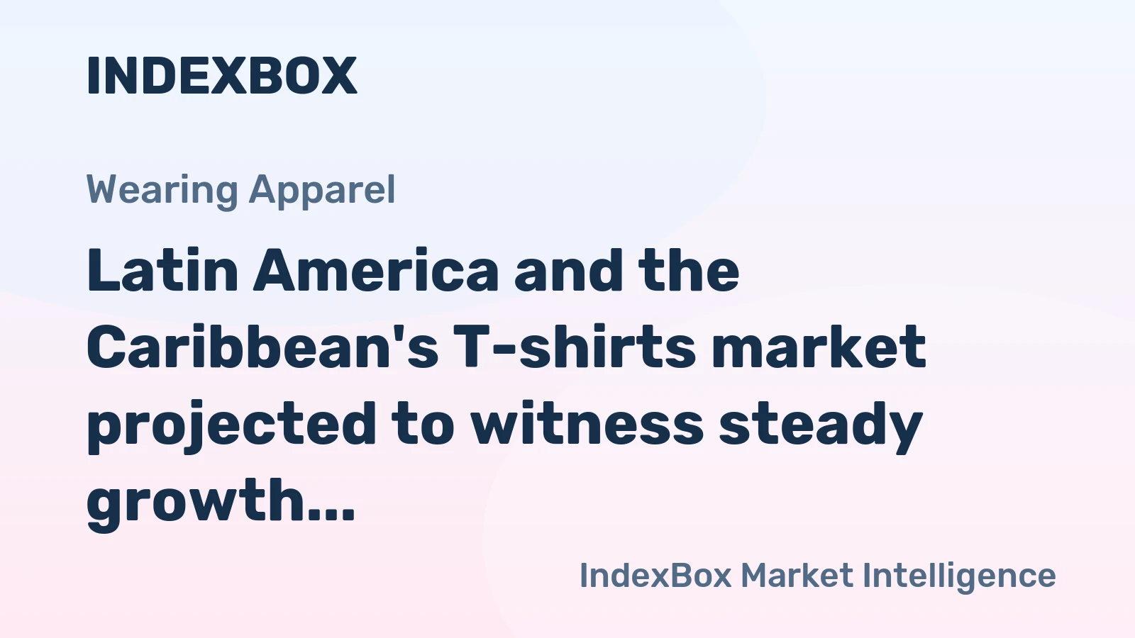 Latin America and the Caribbean's T-shirts market projected to witness steady growth with a CAGR of +0.8% from 2024 to 2035.