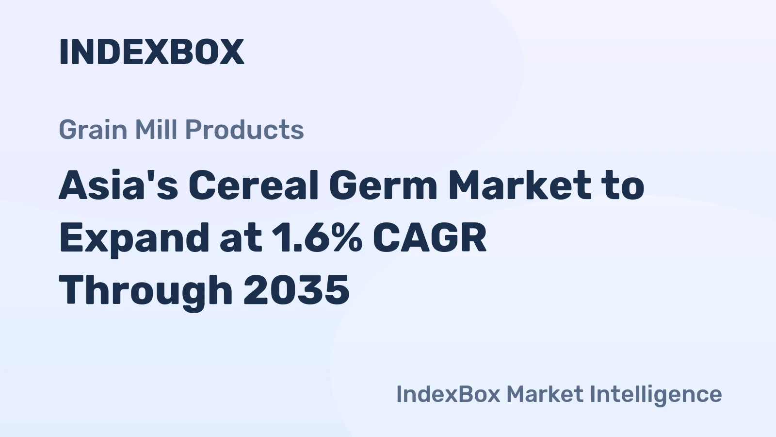 Asia's Cereal Germ Market to Expand at 1.6% CAGR Through 2035