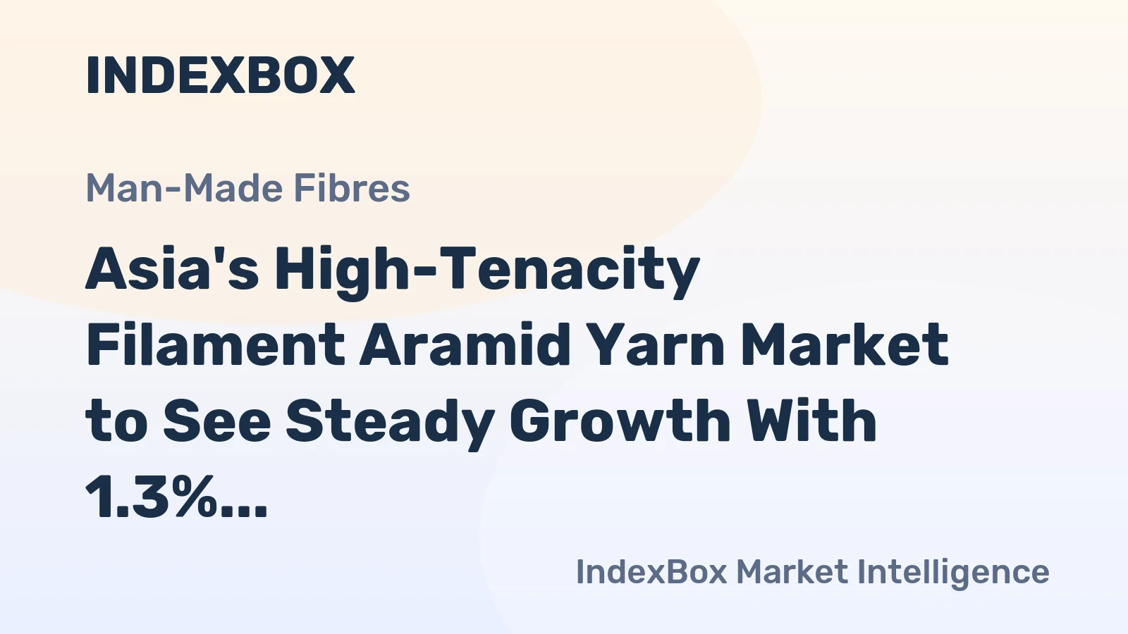Asia's High-Tenacity Filament Aramid Yarn Market to See Steady Growth With 1.3% Volume CAGR Through 2035