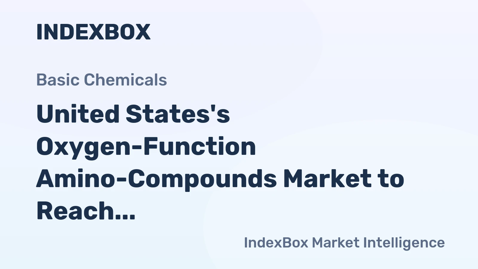 United States's Oxygen-Function Amino-Compounds Market to Reach 895K Tons and $3.5B by 2035