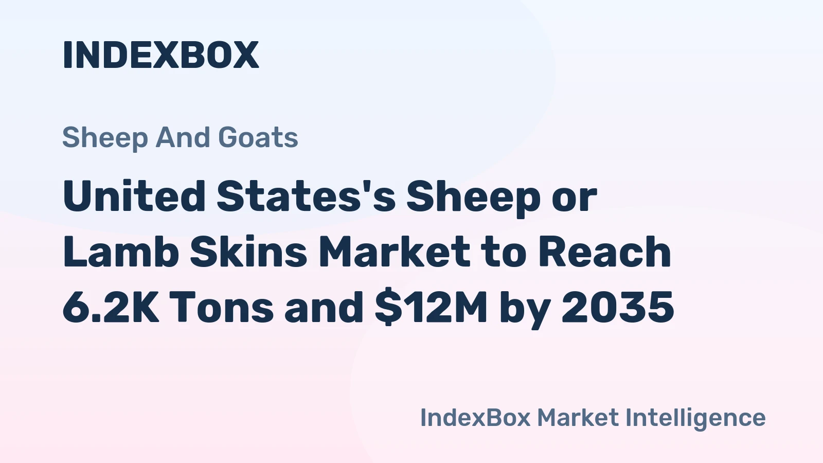 United States's Sheep or Lamb Skins Market to Reach 6.2K Tons and $12M by 2035