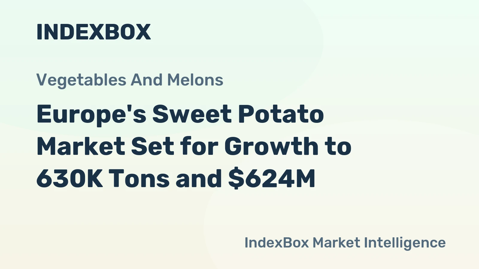Europe's Sweet Potato Market Set for Growth to 630K Tons and $624M