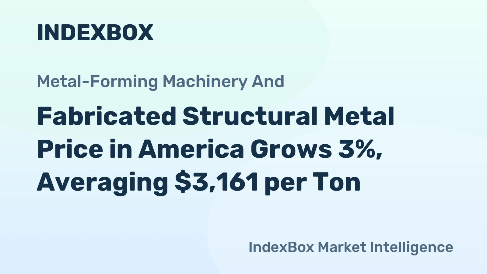 Fabricated Structural Metal Price in America Grows 3%, Averaging $3,161 per Ton