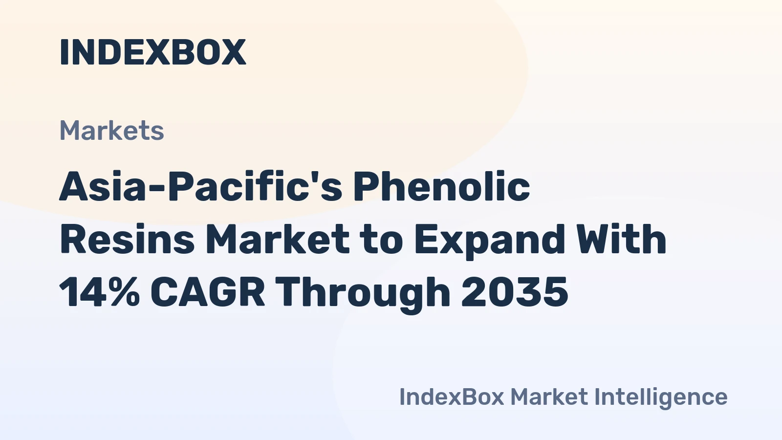 Asia-Pacific's Phenolic Resins Market to Expand With 14% CAGR Through 2035