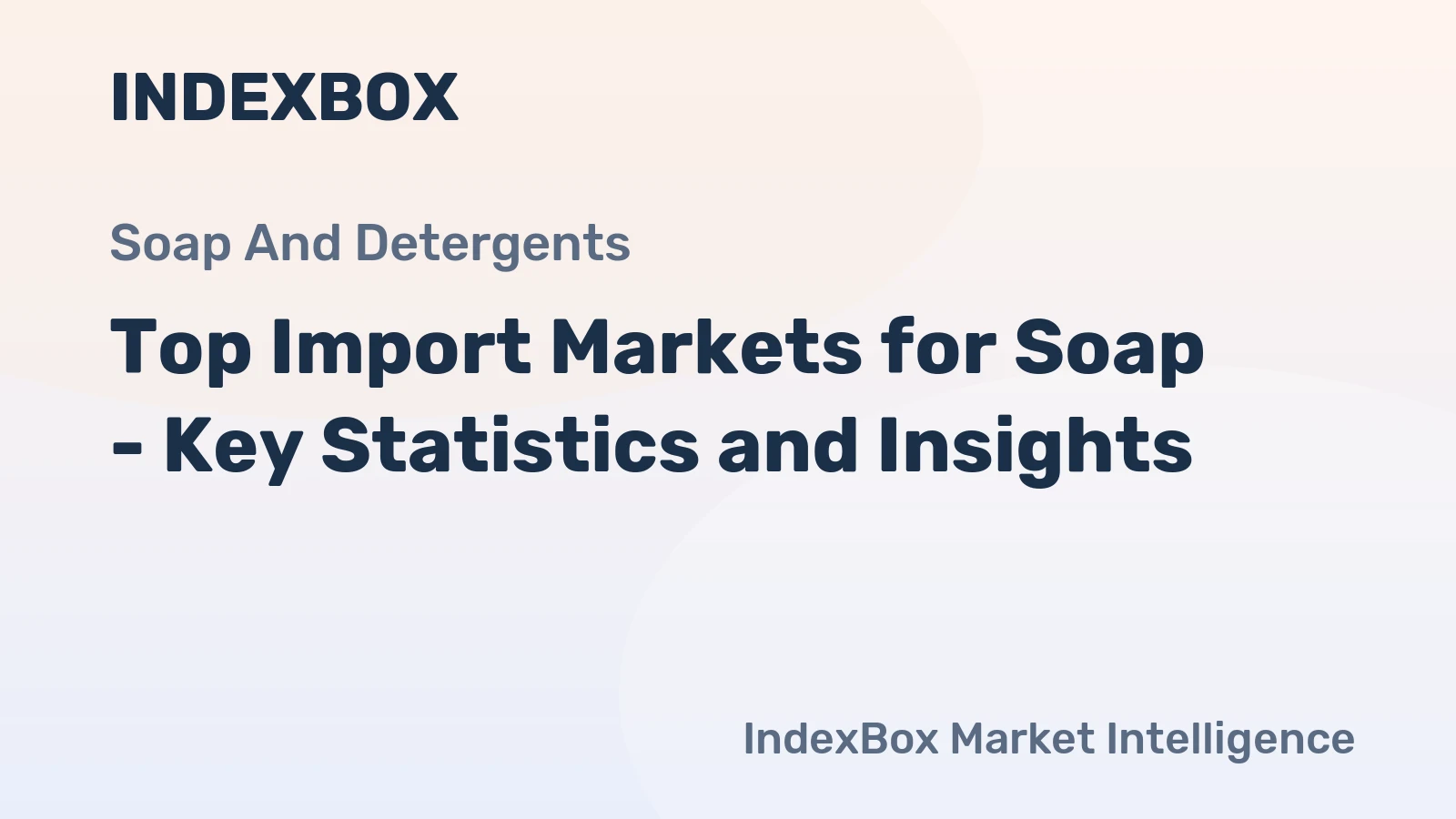 Top Import Markets for Soap - Key Statistics and Insights