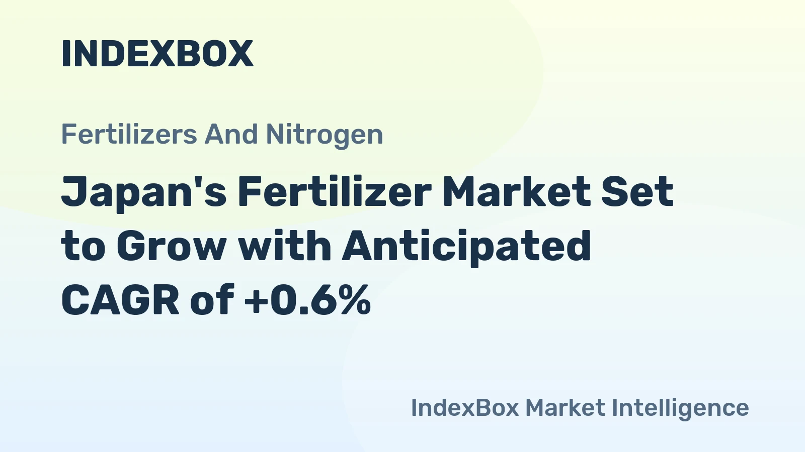 Japan's Fertilizer Market Set to Grow with Anticipated CAGR of +0.6%