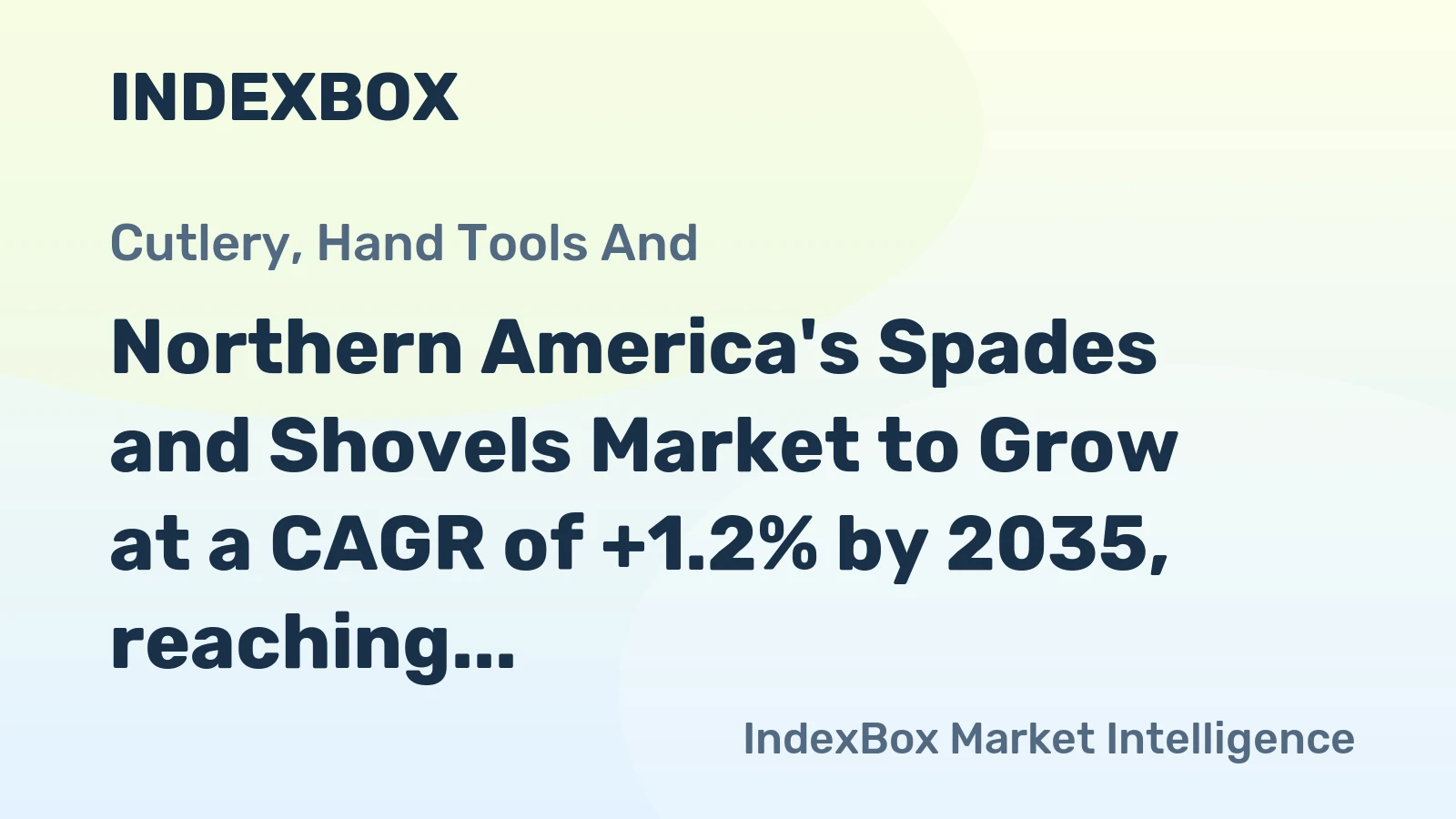 Northern America's Spades and Shovels Market to Grow at a CAGR of +1.2% by 2035, reaching $178M