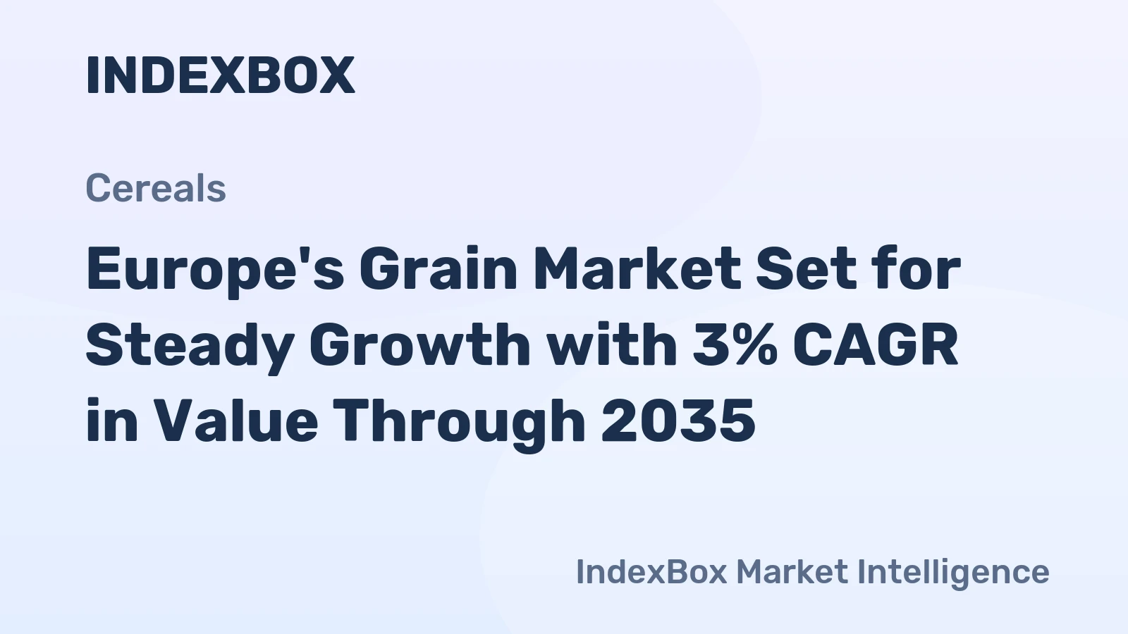 Europe's Grain Market Set for Steady Growth with 3% CAGR in Value Through 2035