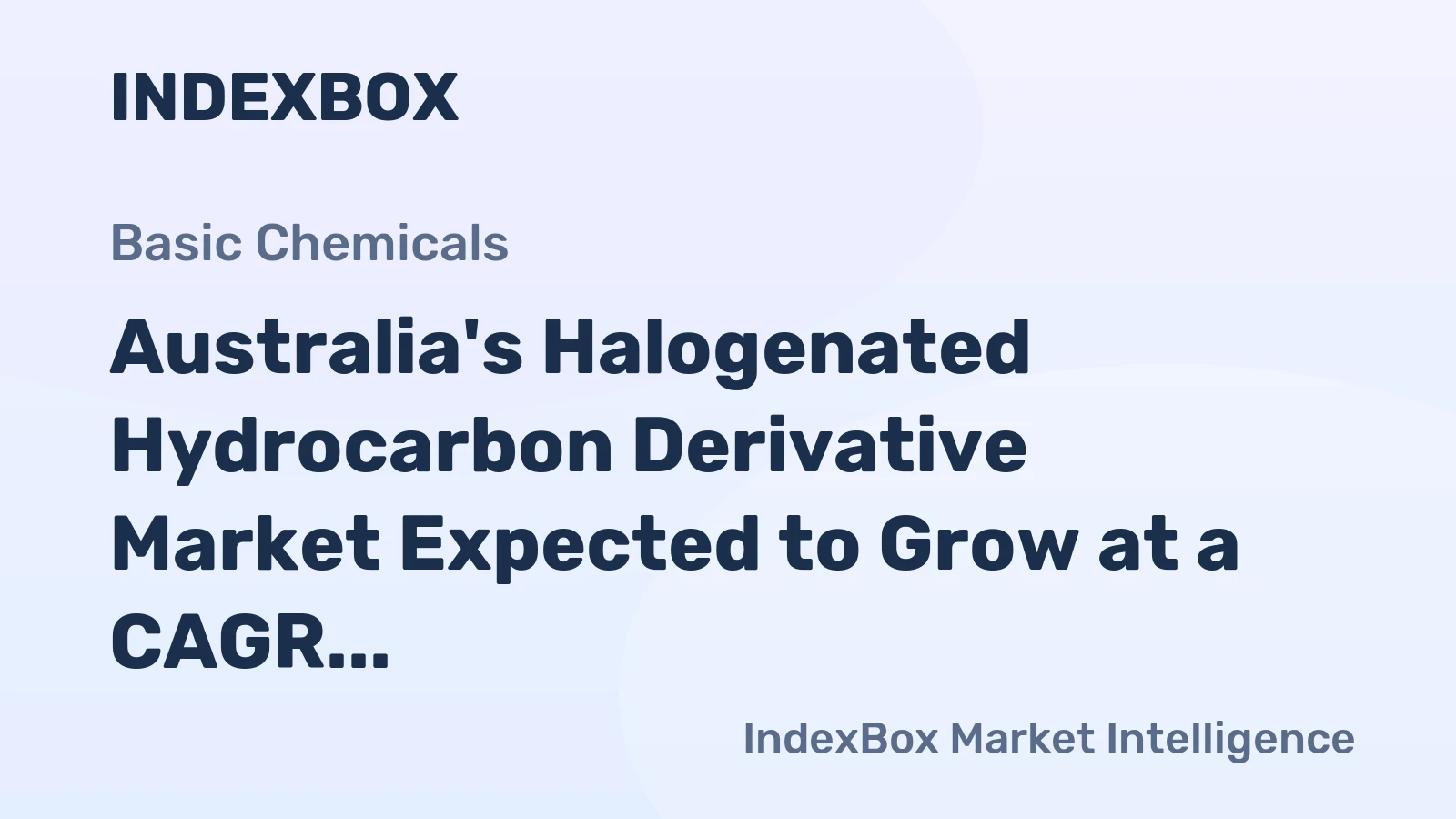 Australia's Halogenated Hydrocarbon Derivative Market Expected to Grow at a CAGR of +0.2% over the Next Decade