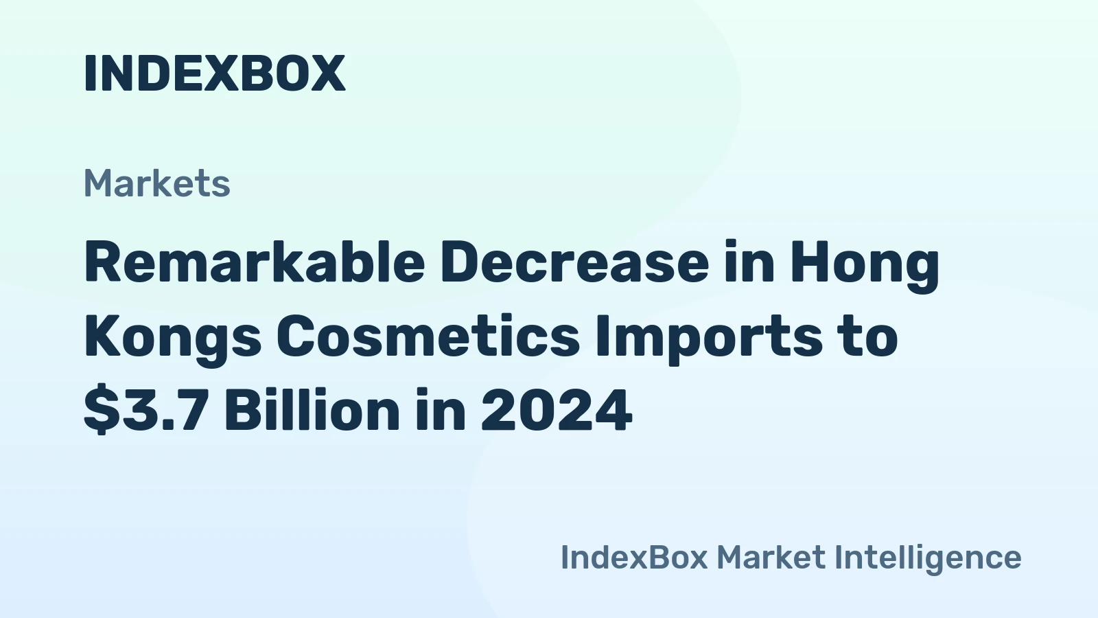Remarkable Decrease in Hong Kongs Cosmetics Imports to $3.7 Billion in 2024