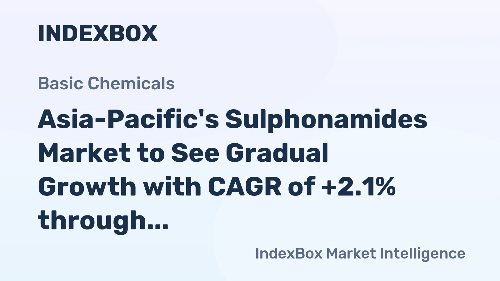Asia-Pacific's Sulphonamides Market to See Gradual Growth with CAGR of +2.1% through 2035