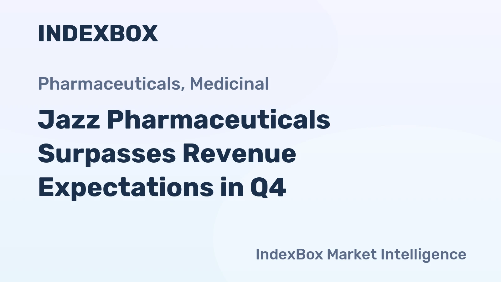 Jazz Pharmaceuticals Surpasses Revenue Expectations in Q4