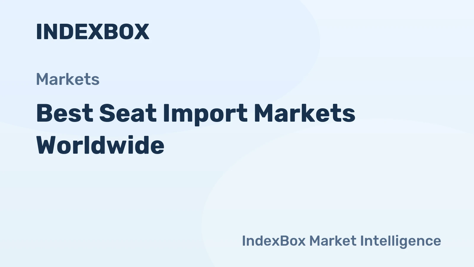 Best Seat Import Markets Worldwide