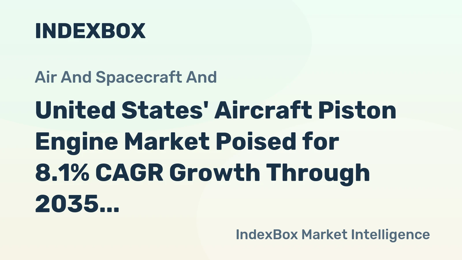 United States' Aircraft Piston Engine Market Poised for 8.1% CAGR Growth Through 2035