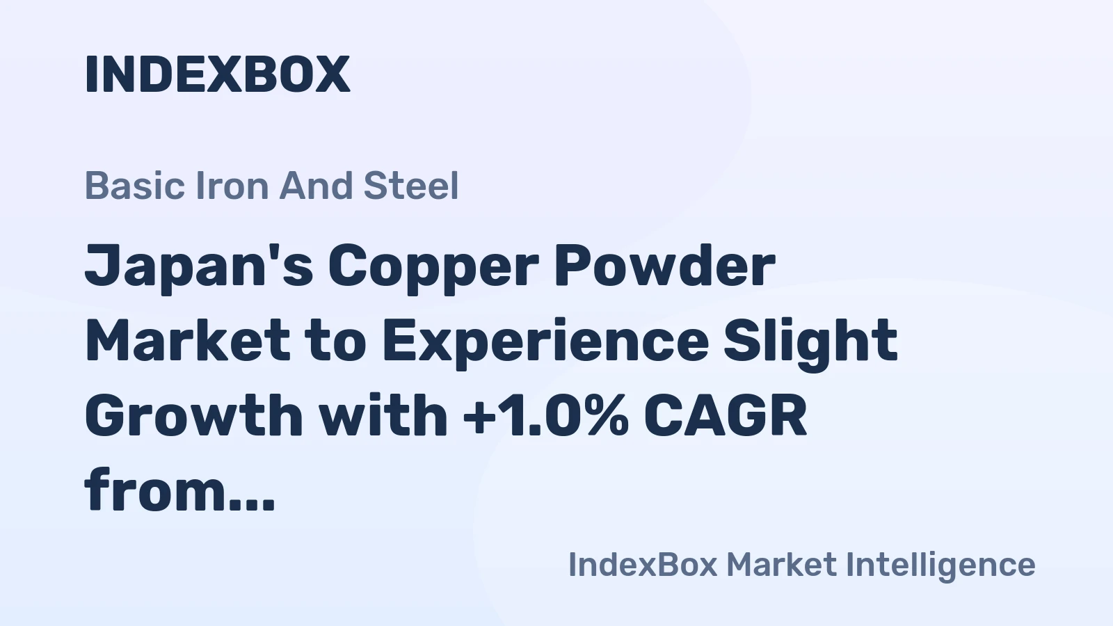 Japan's Copper Powder Market to Experience Slight Growth with +1.0% CAGR from 2024 to 2035