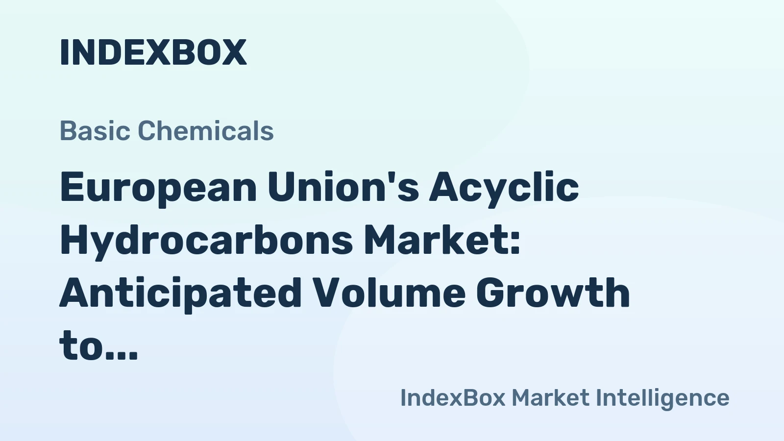 European Union's Acyclic Hydrocarbons Market: Anticipated Volume Growth to 28M tons and Value Increase to $37.2B by 2035