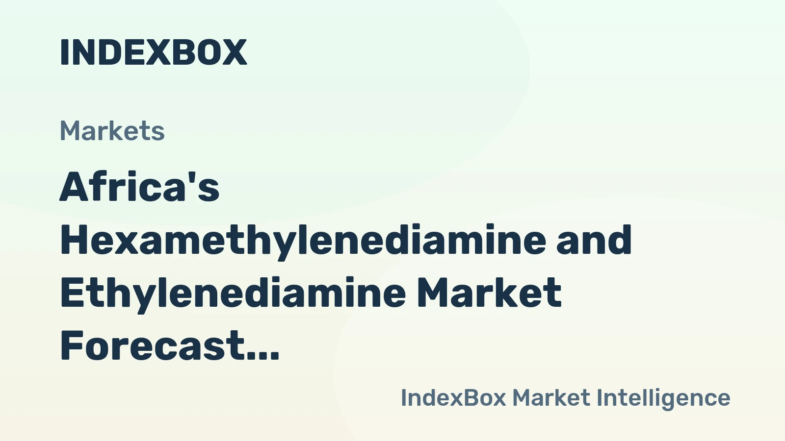 Africa's Hexamethylenediamine and Ethylenediamine Market Forecast Shows Steady 2.2% CAGR Growth Through 2035