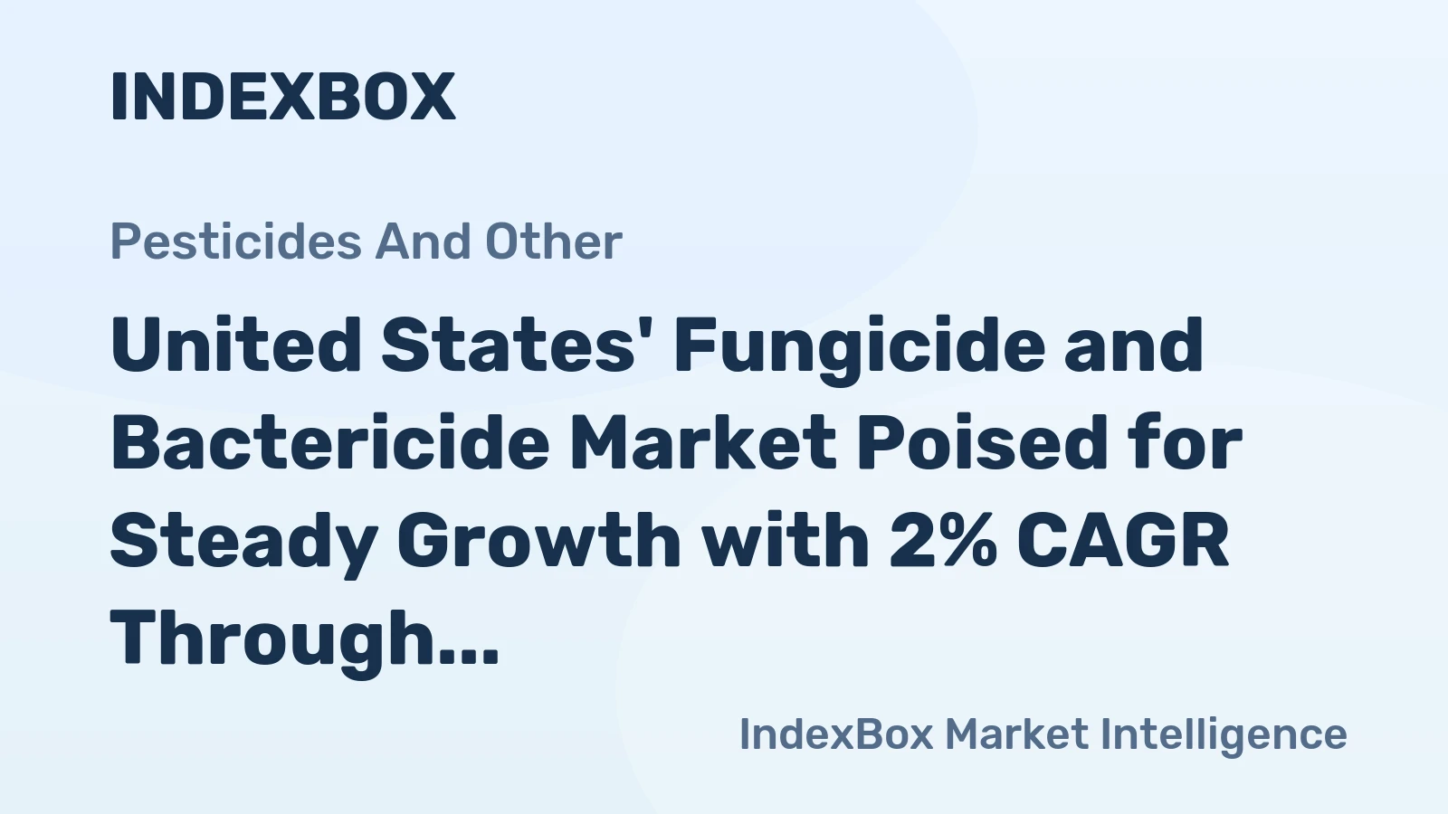 United States' Fungicide and Bactericide Market Poised for Steady Growth with 2% CAGR Through 2035
