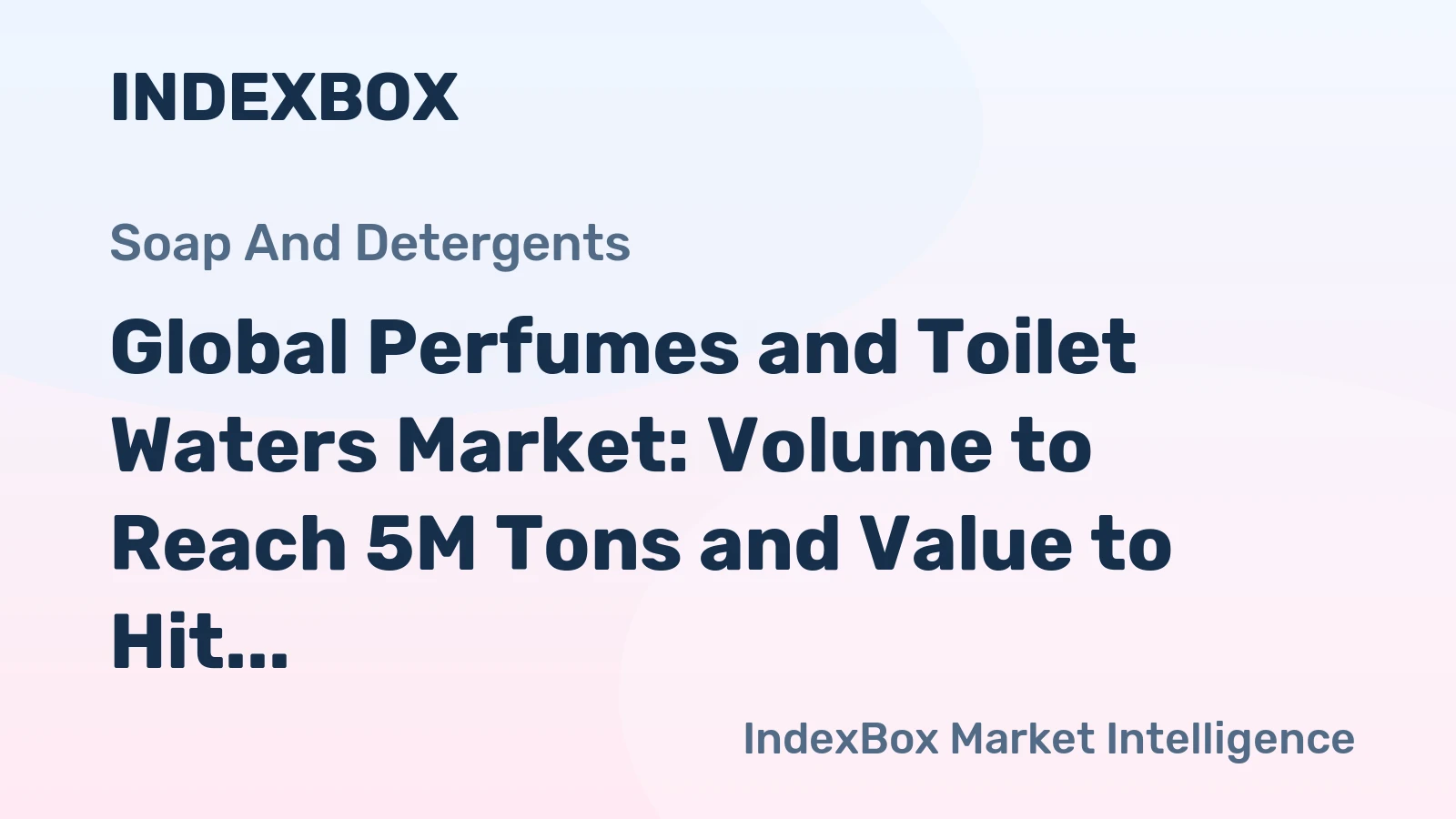 Global Perfumes and Toilet Waters Market: Volume to Reach 5M Tons and Value to Hit $66.1B by 2035