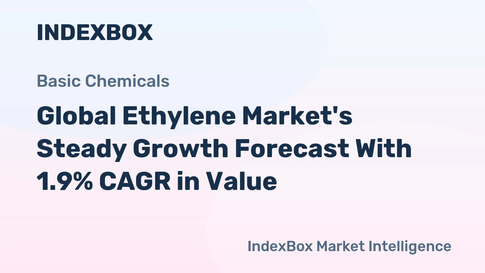 Global Ethylene Market's Steady Growth Forecast With 1.9% CAGR in Value