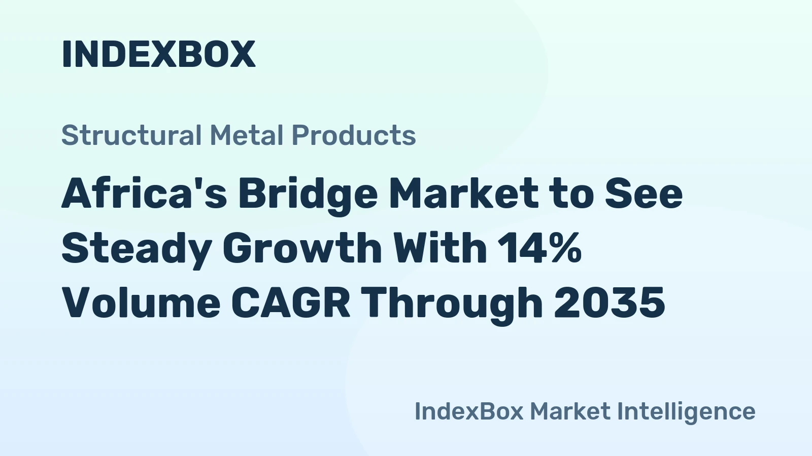 Africa's Bridge Market to See Steady Growth With 14% Volume CAGR Through 2035