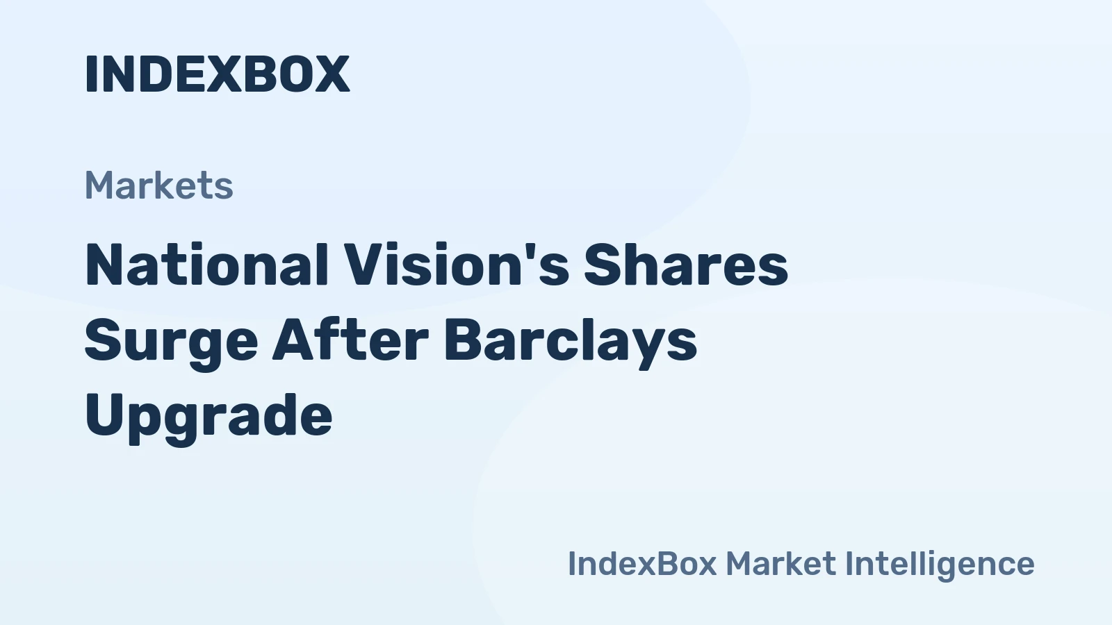 National Vision's Shares Surge After Barclays Upgrade